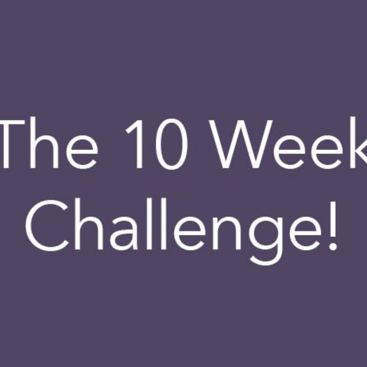 Co-op Academy Failsworth - The 10 Week Challenge!